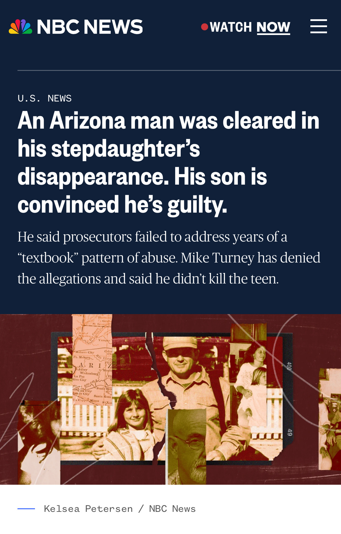 Mike Turney - do his words reveal what happened to his stepdaughter Alissa?