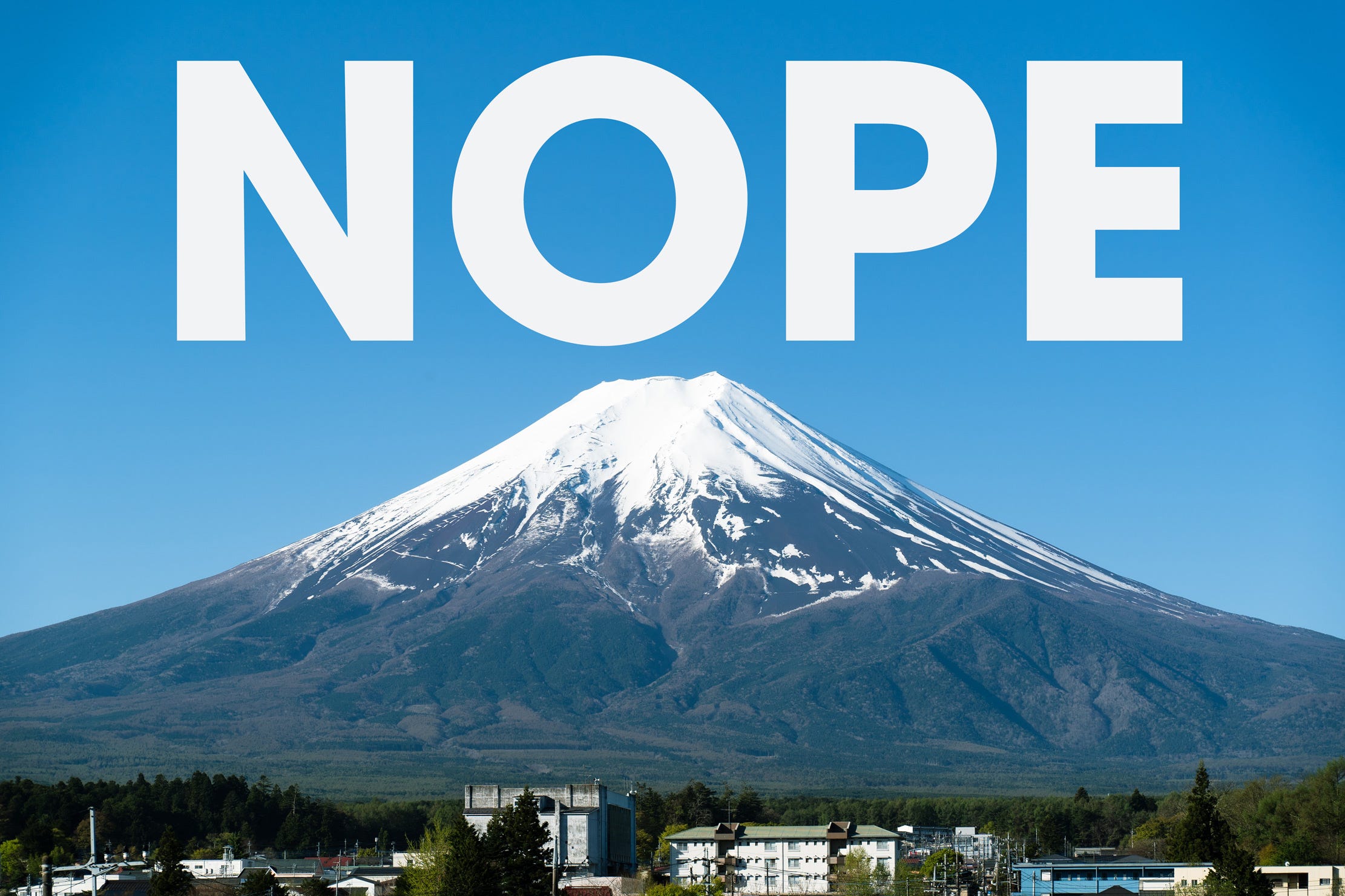 Mount Fuji snowless in November for first time in recorded history