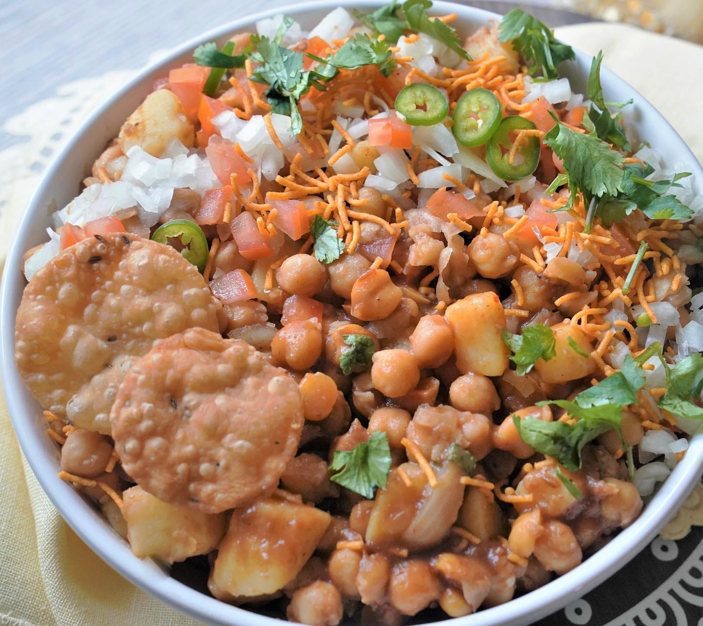 Chana Chaat - Recipes by Karachi Kitchen