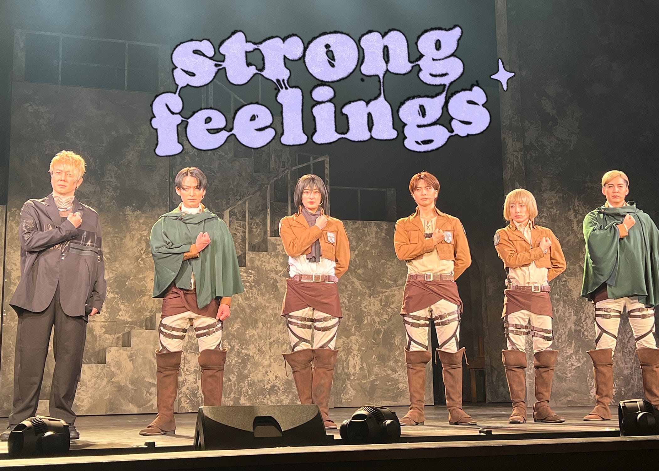 the sold-out attack on titan musical made broadway c*nt again