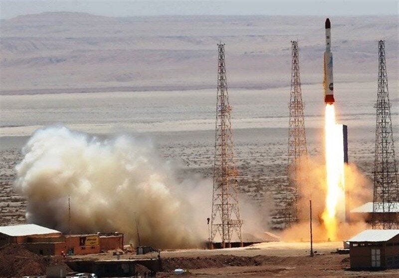Iran Announces Successful Launch Of Solid-Fuel Suraya Satellite Carrier ...