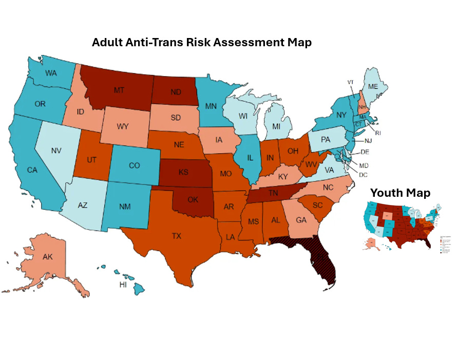 Erin's Anti-Trans Risk Map: Early Legislative Session Edition