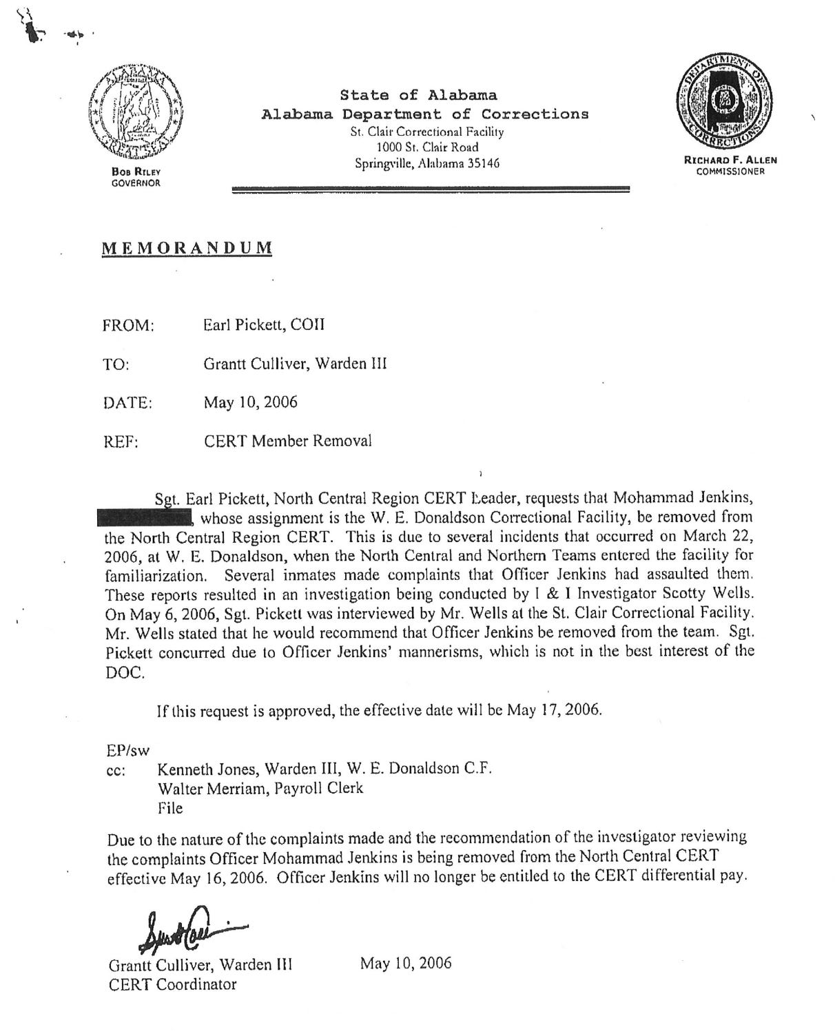 Former ADOC Lieutenant gets 7 years in prison. Some say he got away ...