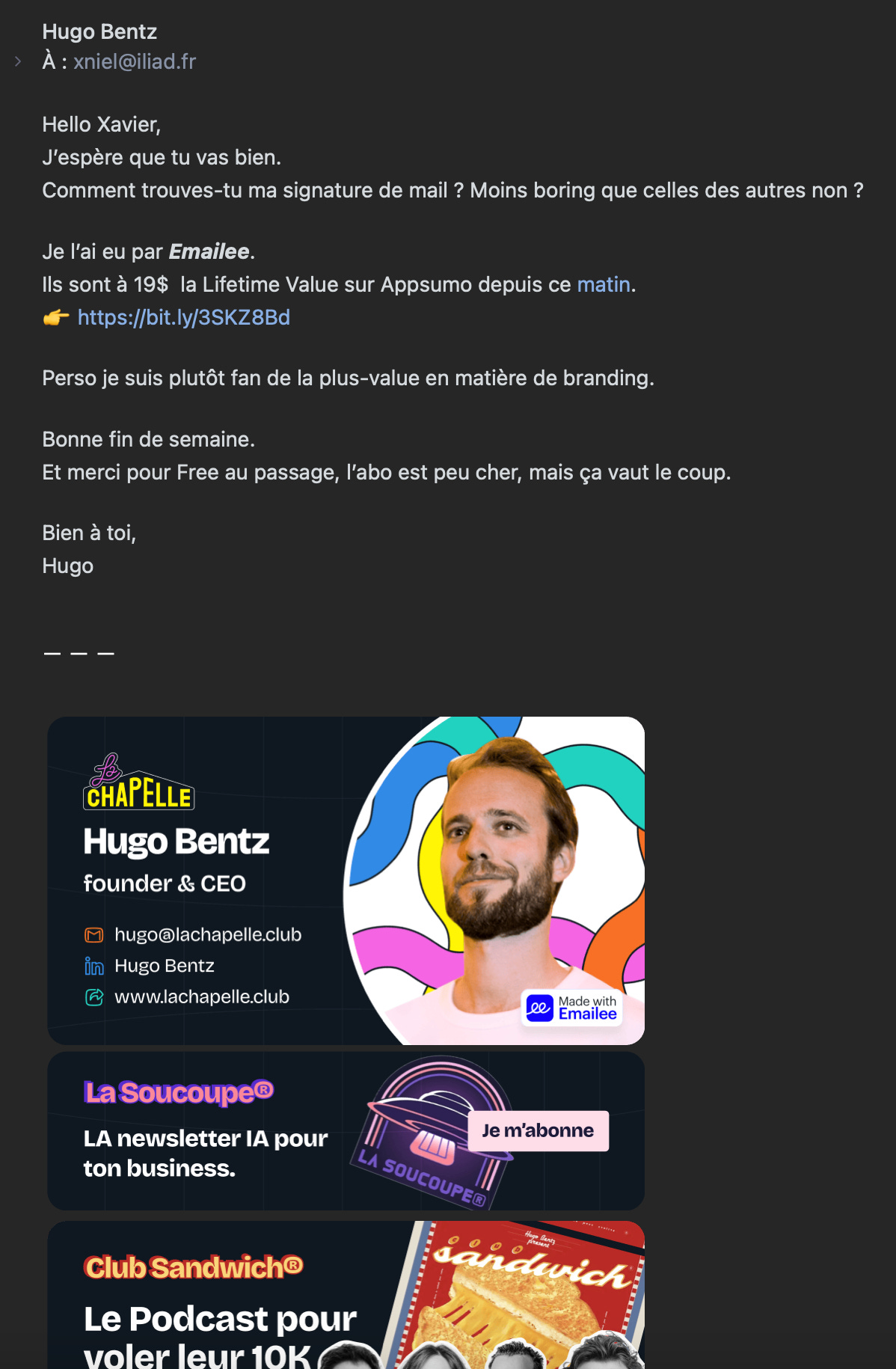 Est-ce que Xavier Niel va me répondre ? 😅 - Hugo Bentz