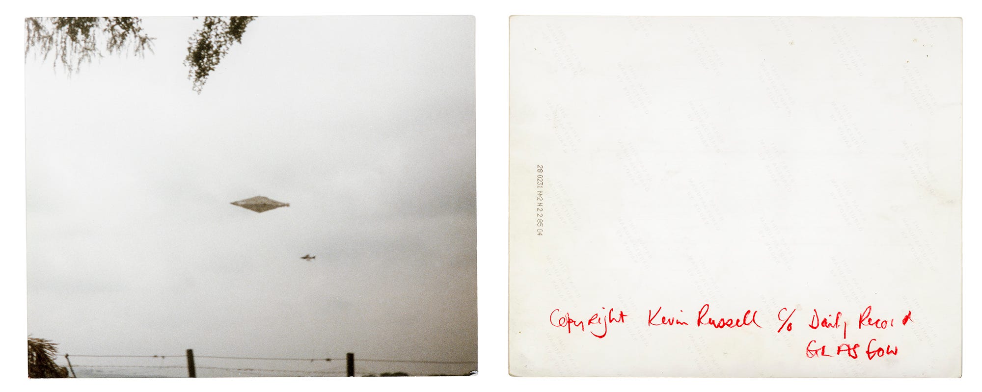 The Calvine UFO - A Photographic Analysis