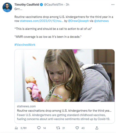 Timothy Caulfield: It is Time to Put Up or Shut Up