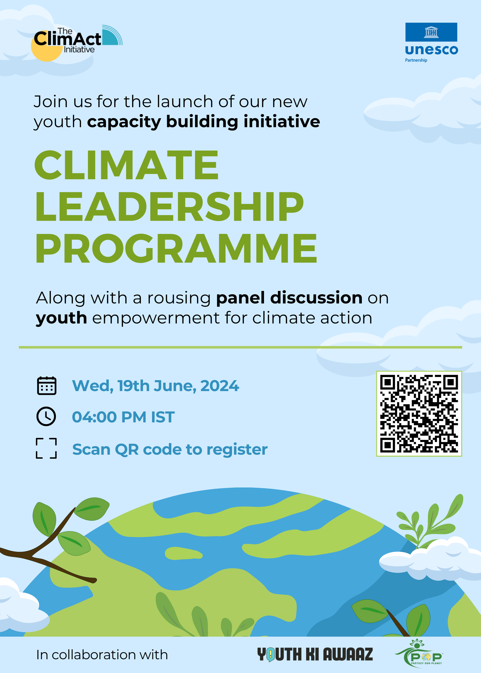 A gentle reminder to register for the Climate Leadership Programme ...