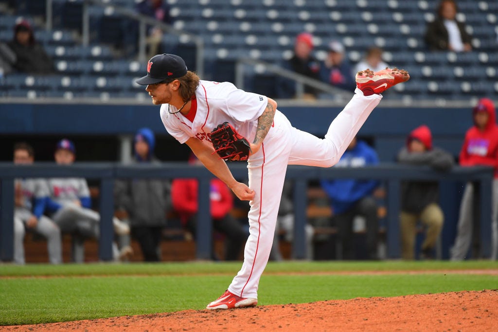 WooSox pitcher Chase Shugart closes the chapter on 2023, focused on ...