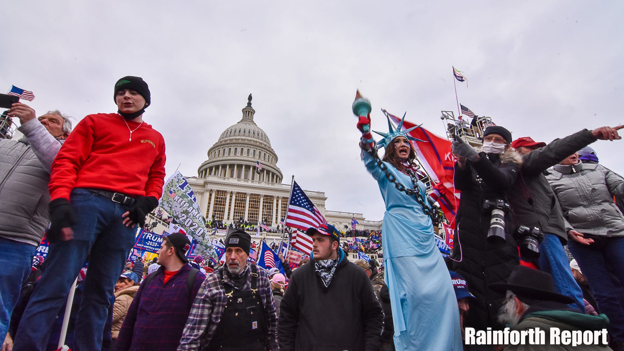 EXCLUSIVE VIDEO: QAnon Shaman Dancing In AZ One Week Before J6