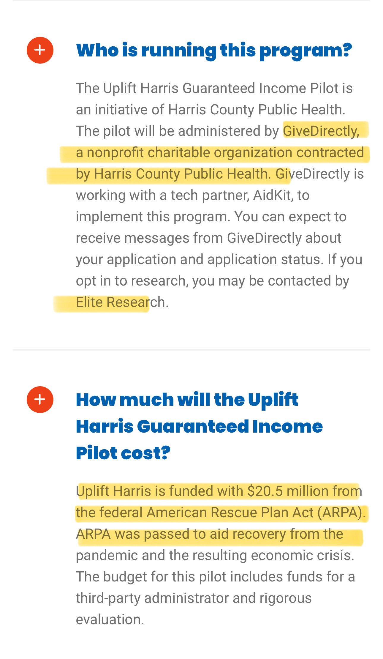 SCOTUS Rules Stay on Universal Basic Income Program for Harris County