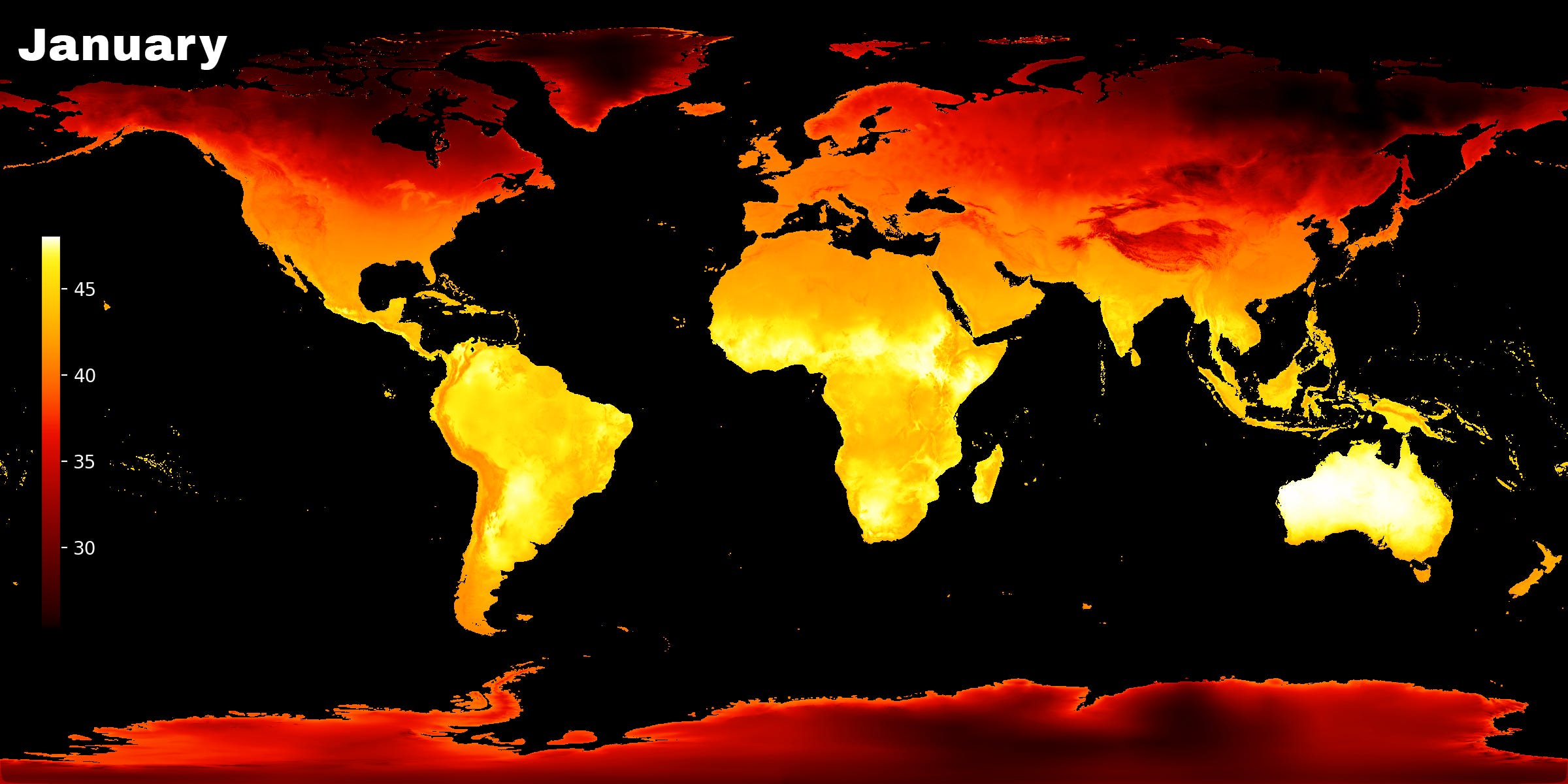 Global Climate Map - by Milan Janosov