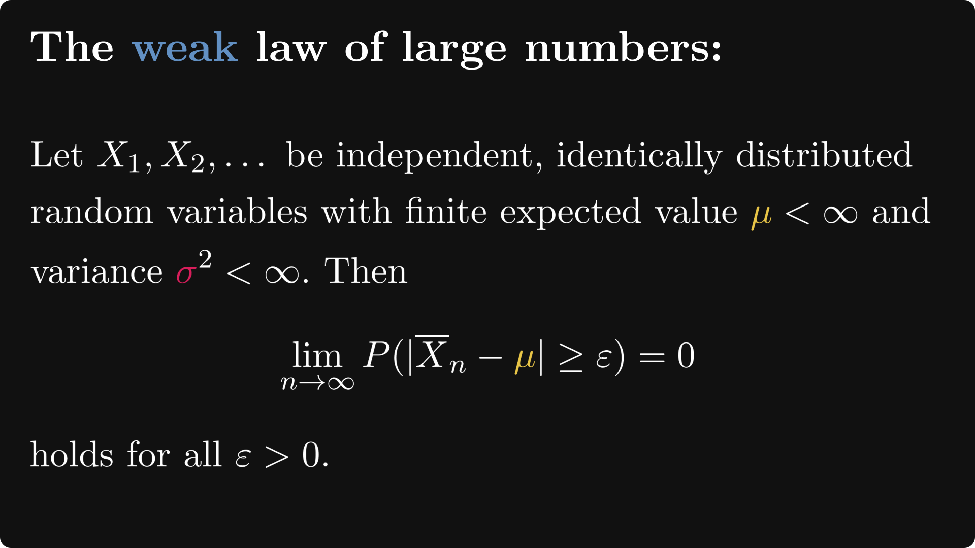 The Law of Large Numbers - by Tivadar Danka The Law of Large Numbers - by Tivadar Danka