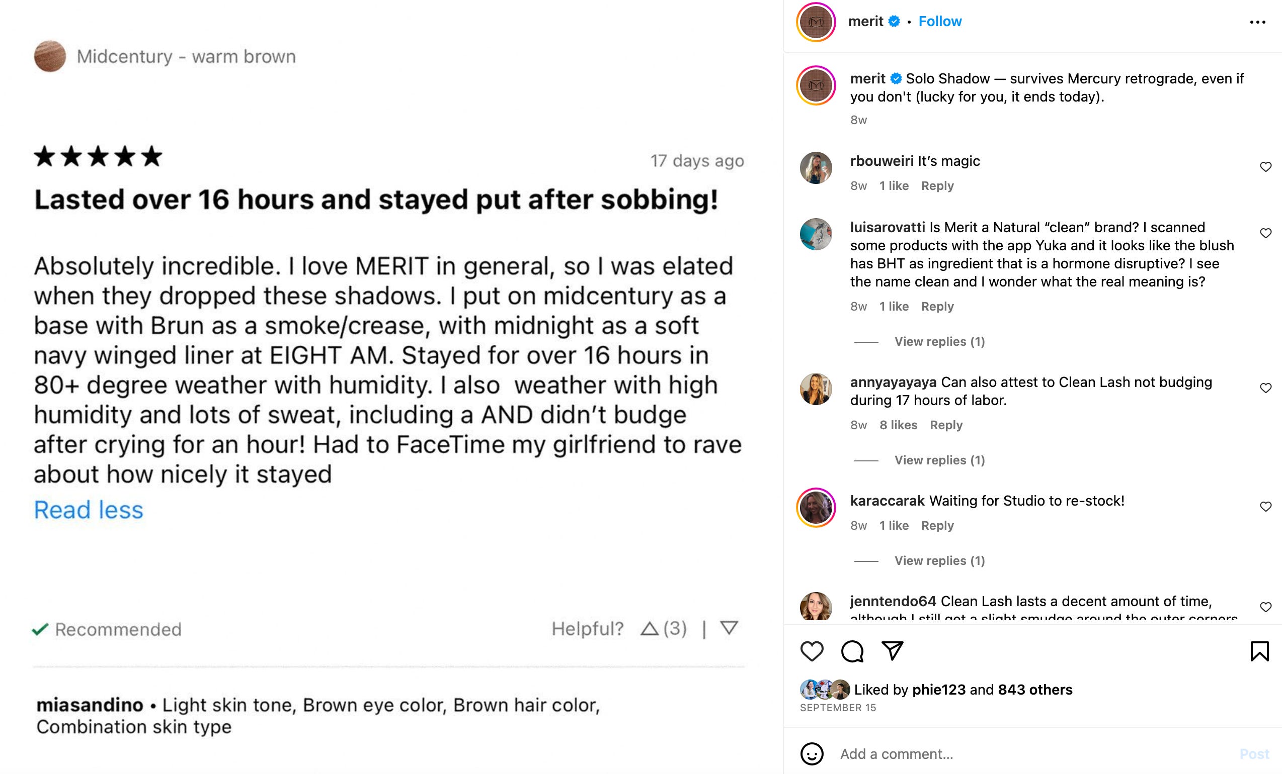 Behind Merit's Successful Solo Shadow Campaign