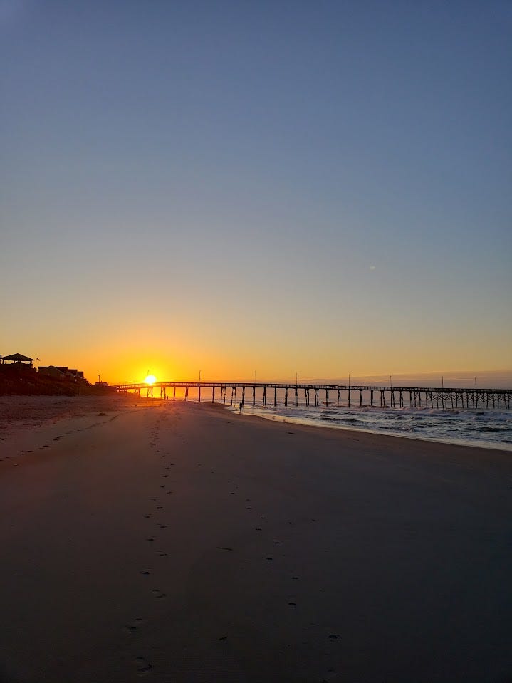 On the run: Topsail, North Carolina - by Jake Boron