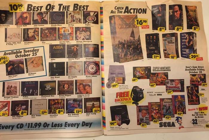 This 1994 Best Buy Ad features 90s Dream Technology