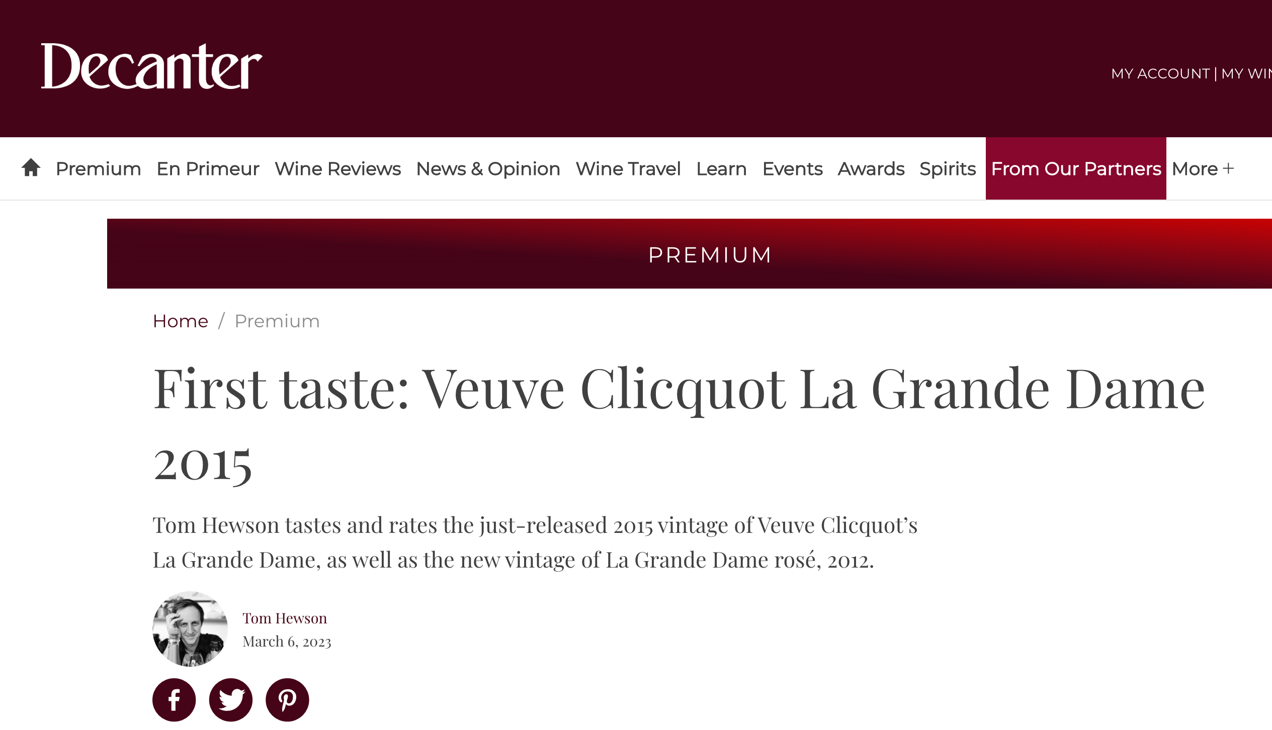 Some News - by Tom Hewson