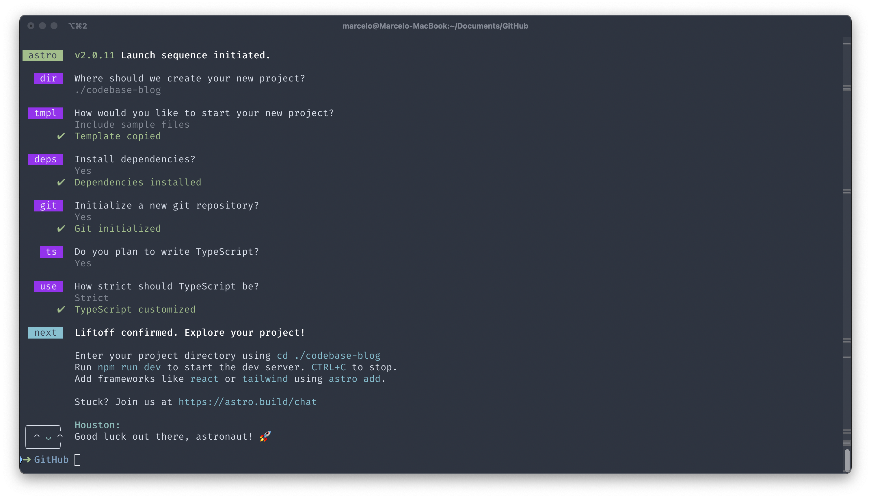 Build your next website with Astro