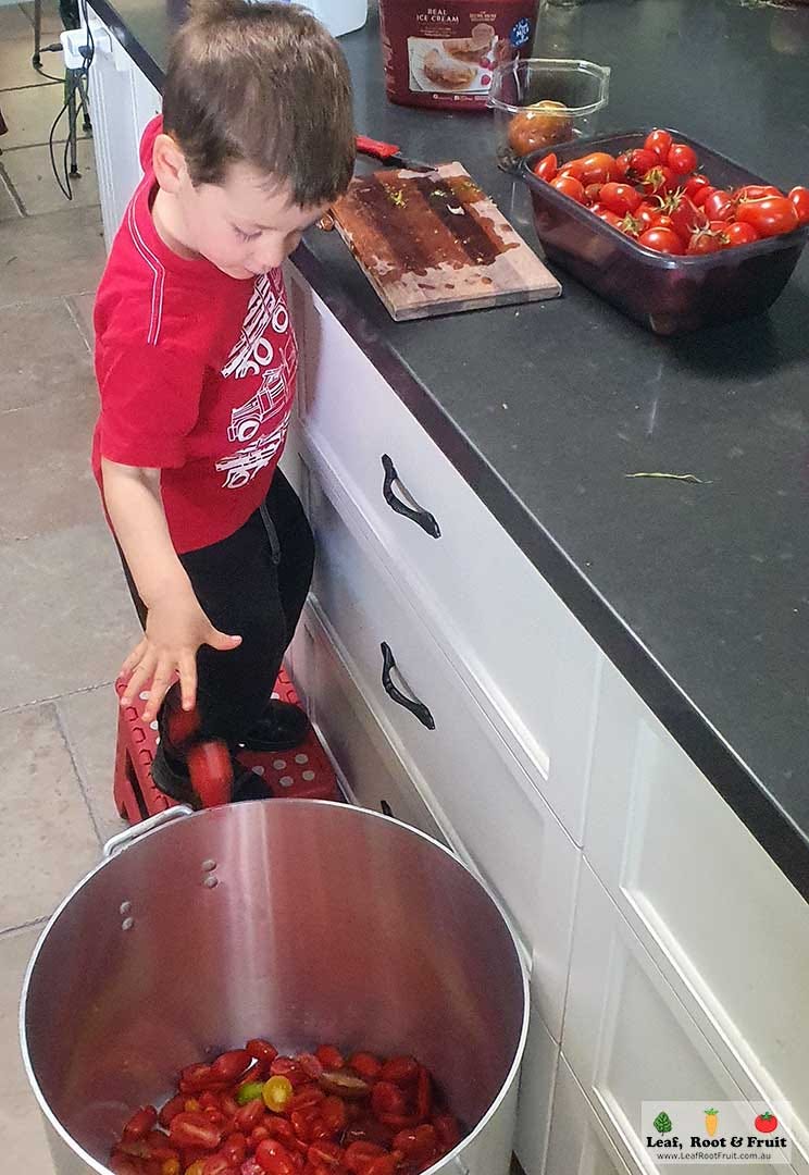 Preserving Excess Produce: Making Passata