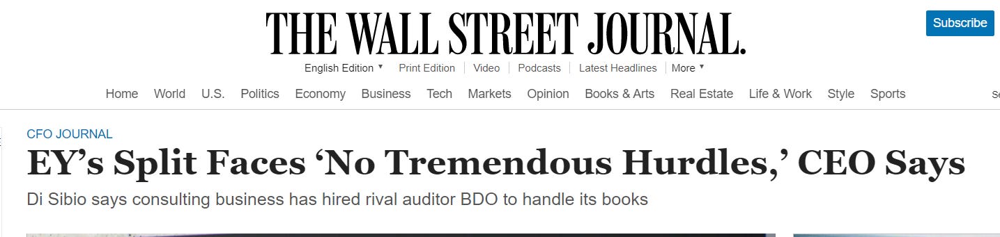 🤔EY: Split or No Split? - by Garima Upadhyay - ReadOn