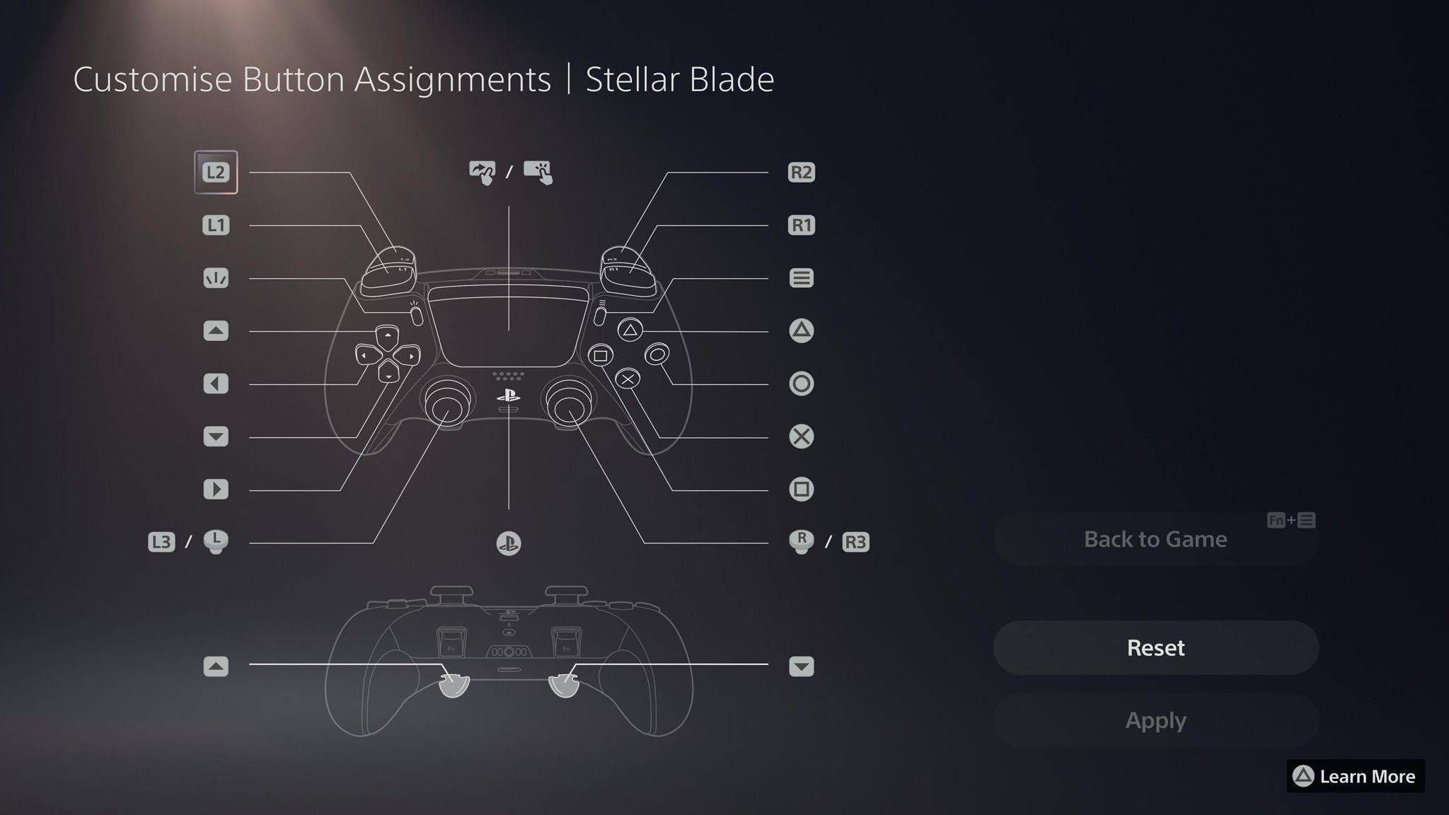 Best DualSense Edge settings for Stellar Blade