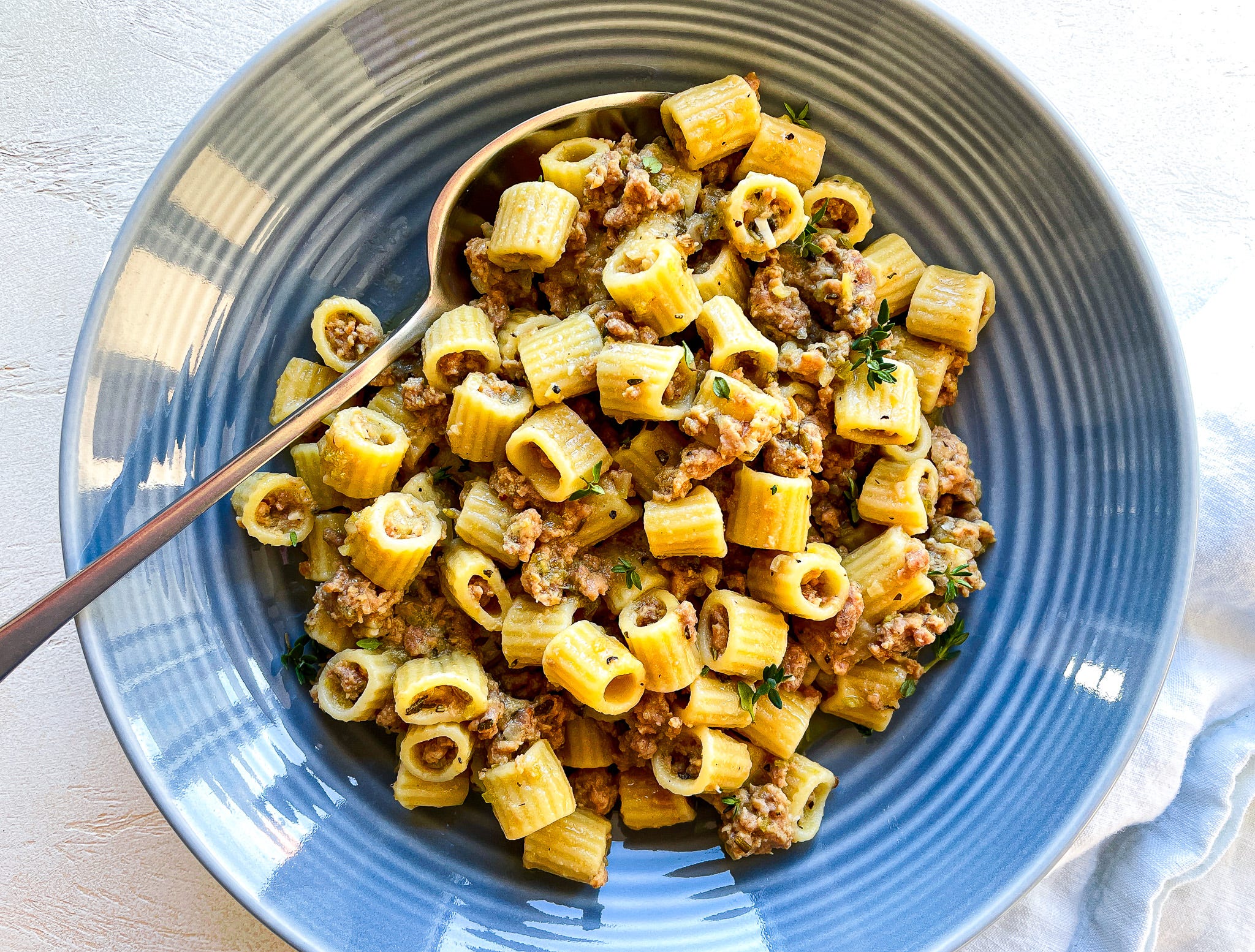 weeknight white ragù - by Meryl Feinstein