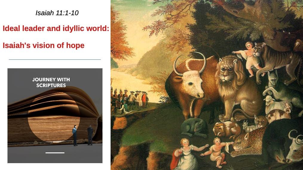 Ideal leader and idyllic world: Isaiah's vision of hope