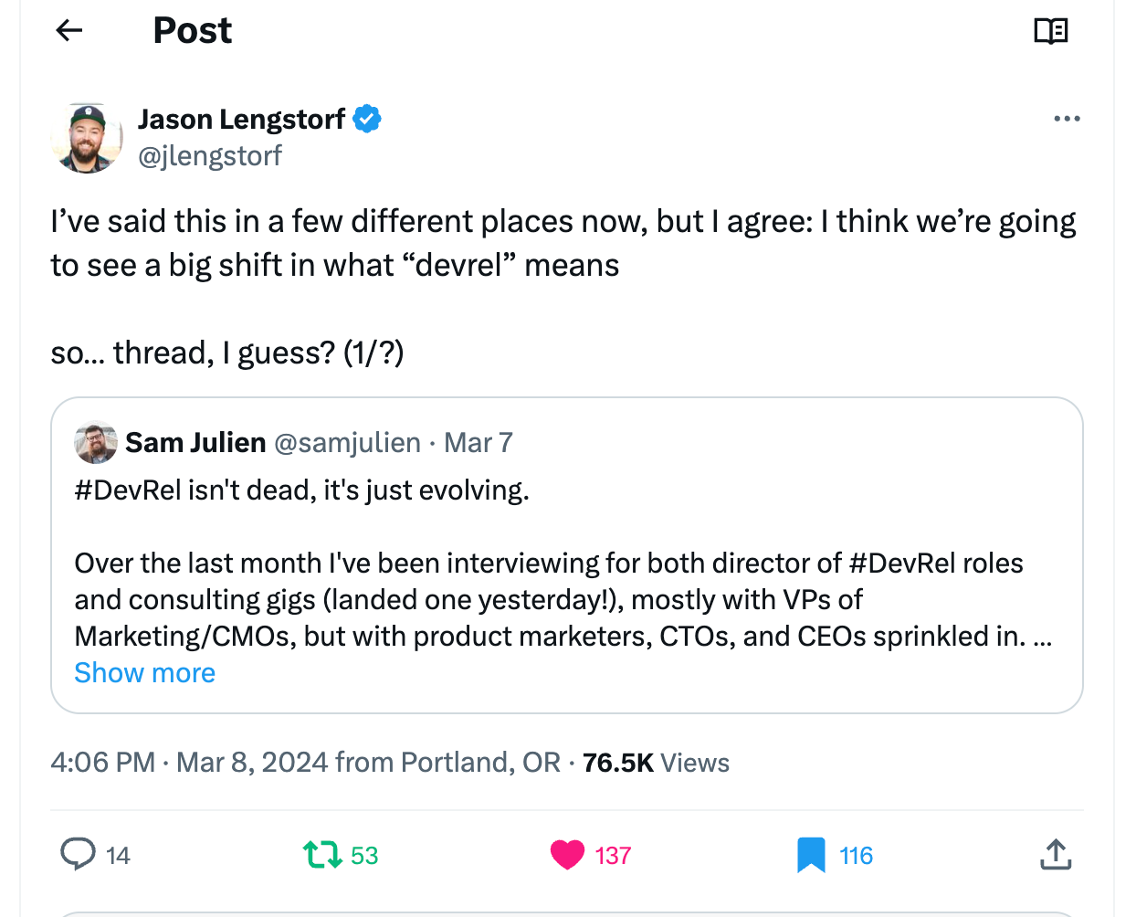 Measuring the Impact of DevRel at Conferences