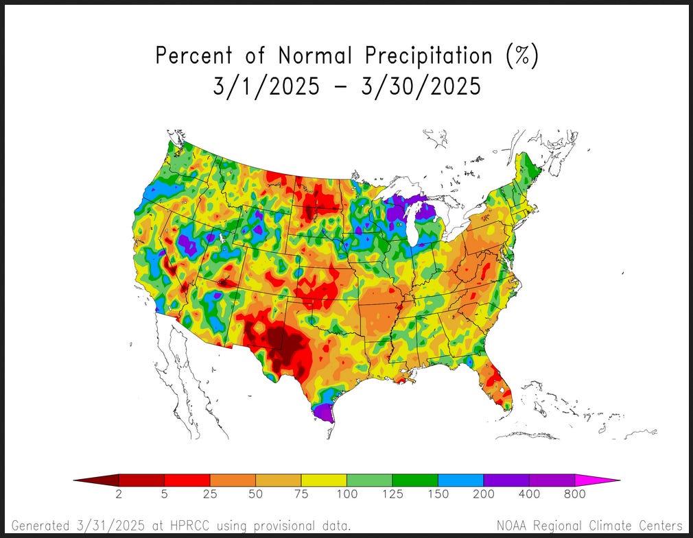 NOAA Updates Its April Weather Outlook - by Sigmund Silber