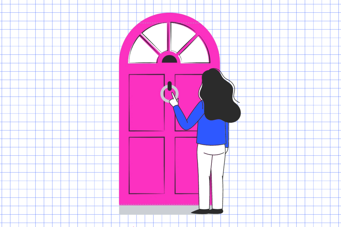 Front door etiquette: the big question - by Annabel Port