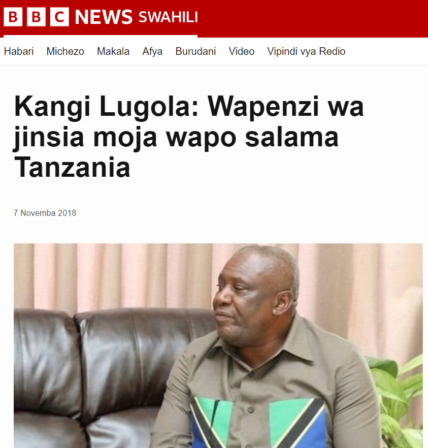 Ushahidi dhahiri unaothibitisha kuwa kuzagaa kwa vitendo vya ushoga na ...