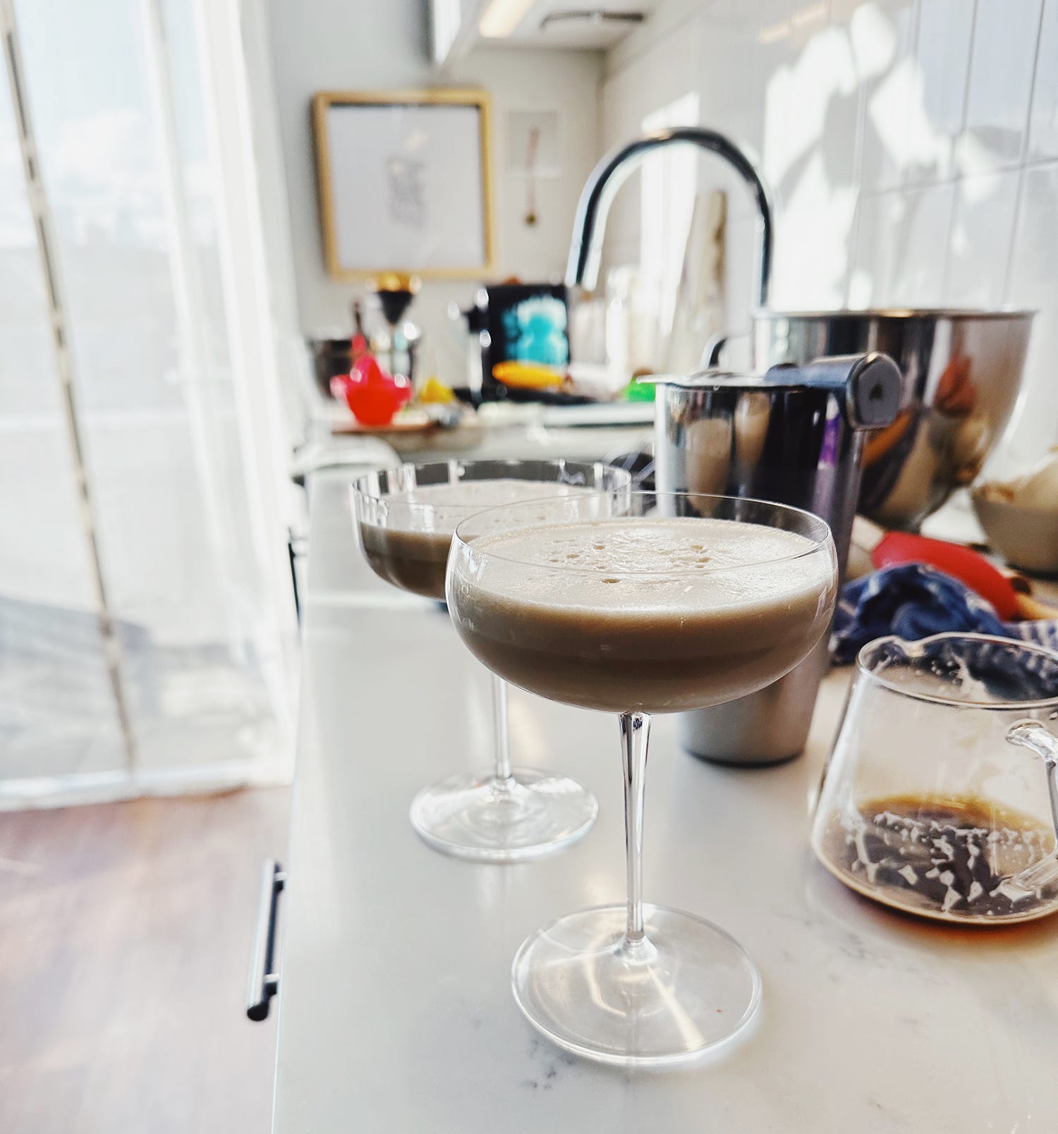 An Espresso Martini - Cocktail Slob