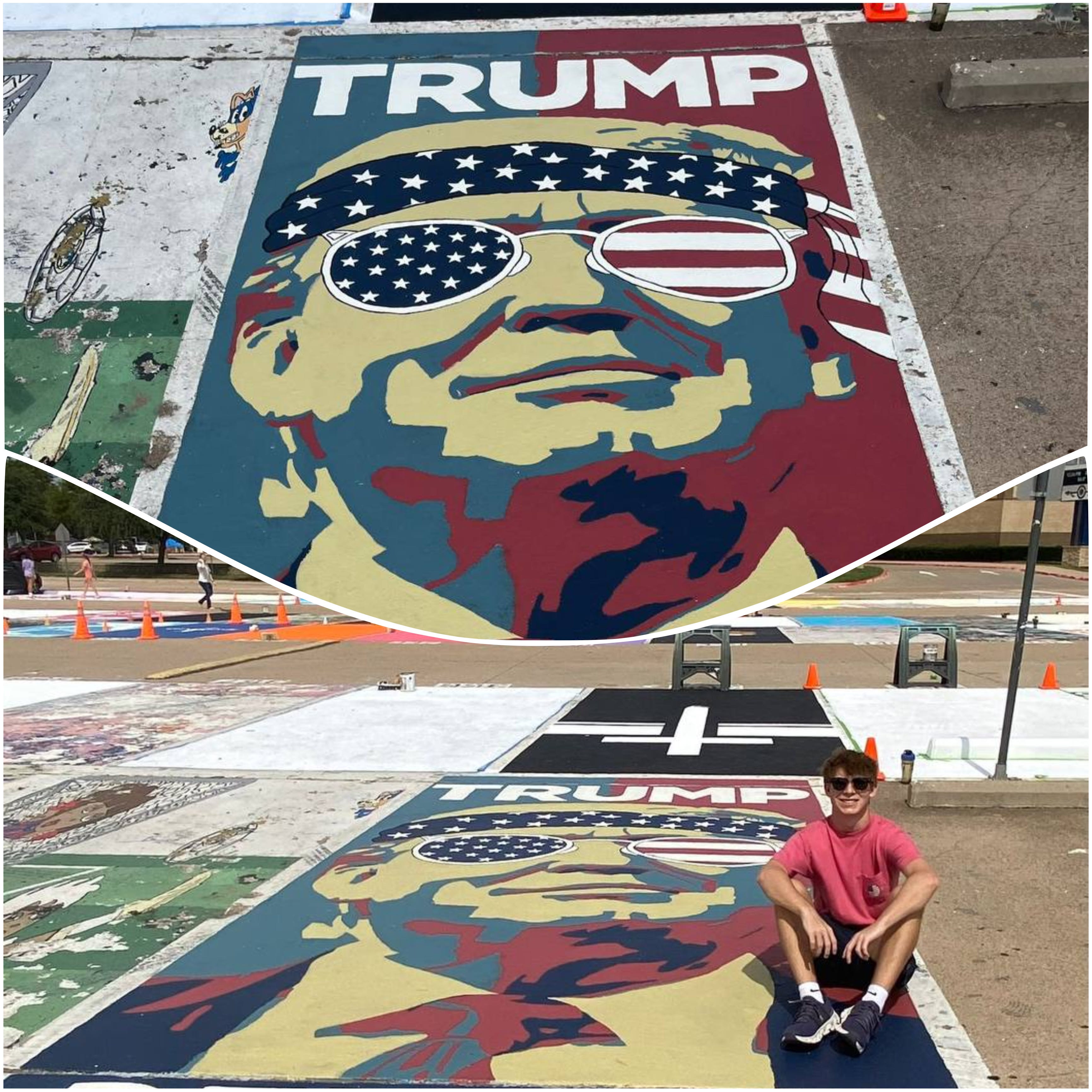 School Bans Trump Artwork - by Tommy Oliver