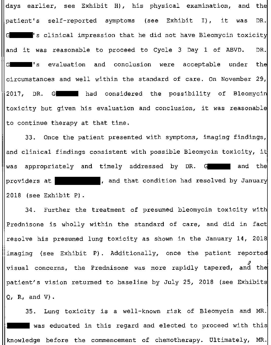 Bleomycin Toxicity - by Med Mal Reviewer