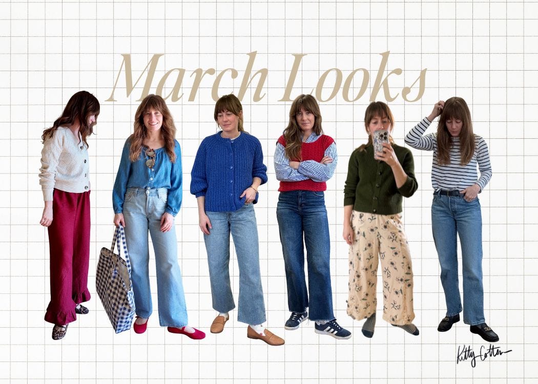 March Wardrobe Recap: Rating my outfits, new arrivals & total spend.