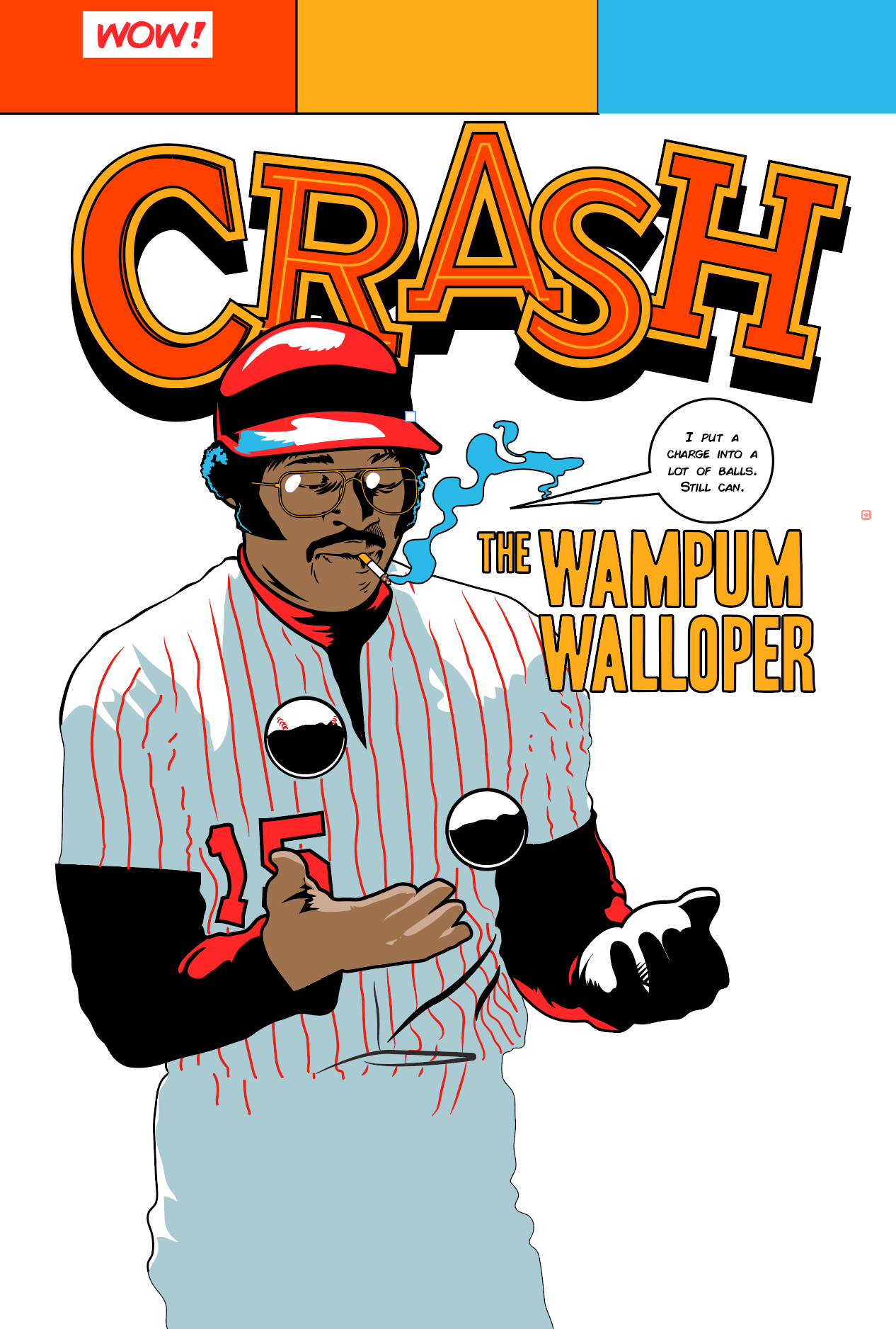 Daniel Jacob Horine Elevates Baseball Stars into Comic Book Superheroes