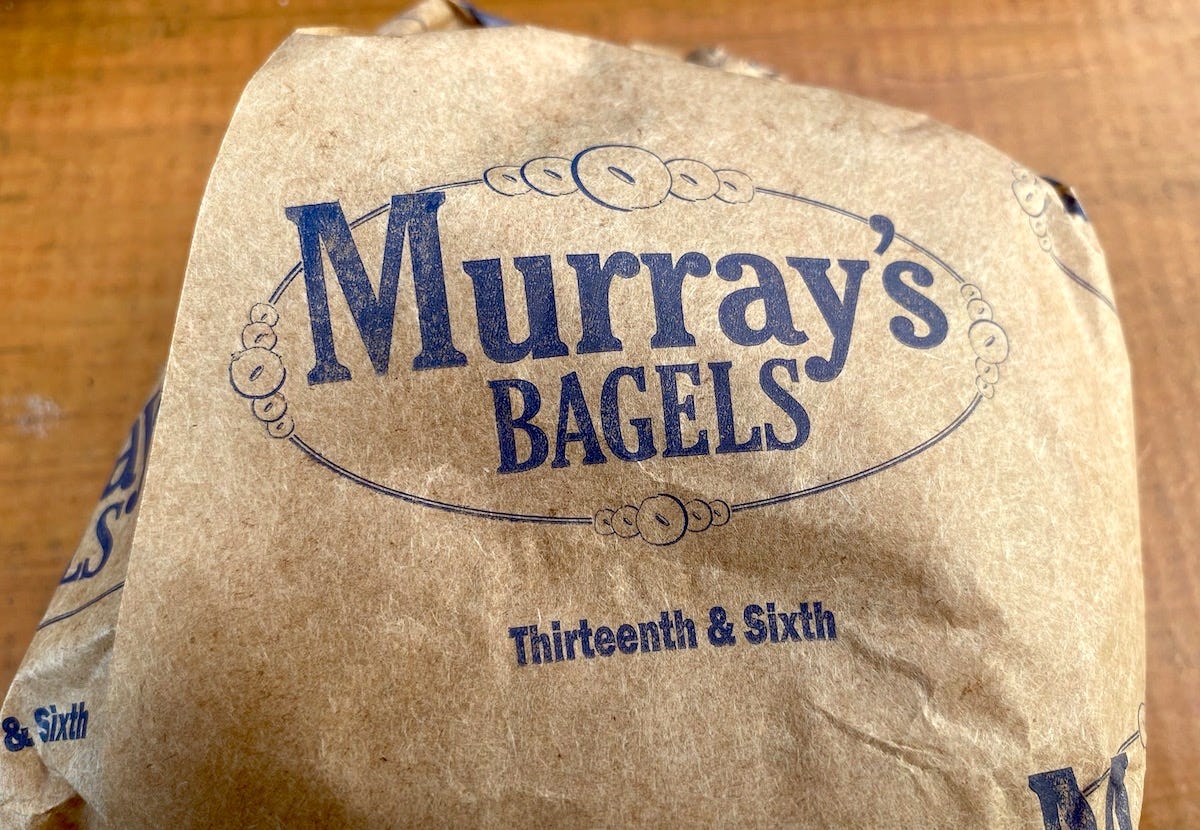 Can I get a good New York bagel at... Murray's Bagels