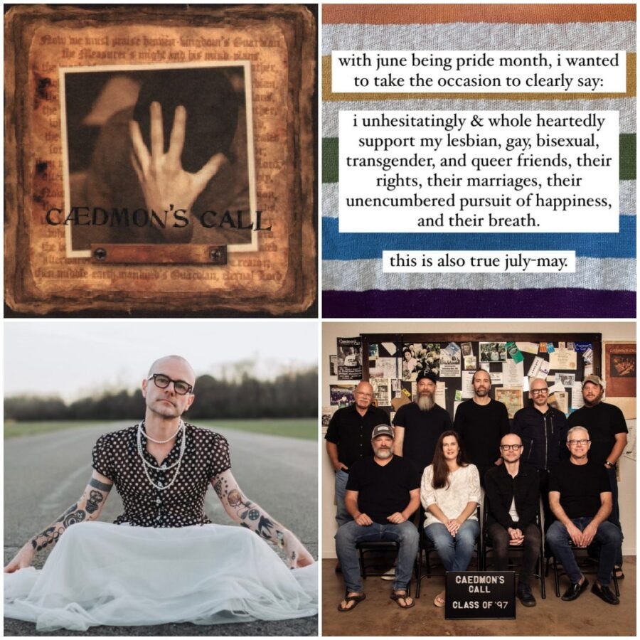 Caedmon’s Call Releases New Album with Cross-Dressing Atheist in Tow