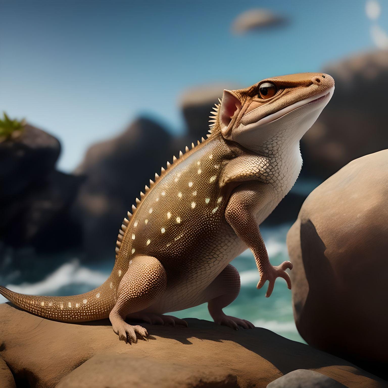 Weasels Tuatara Flounder. - by Nick Rockel - Nick's Kōrero