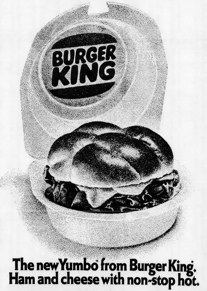 Burger King Yumbo - The Retroist