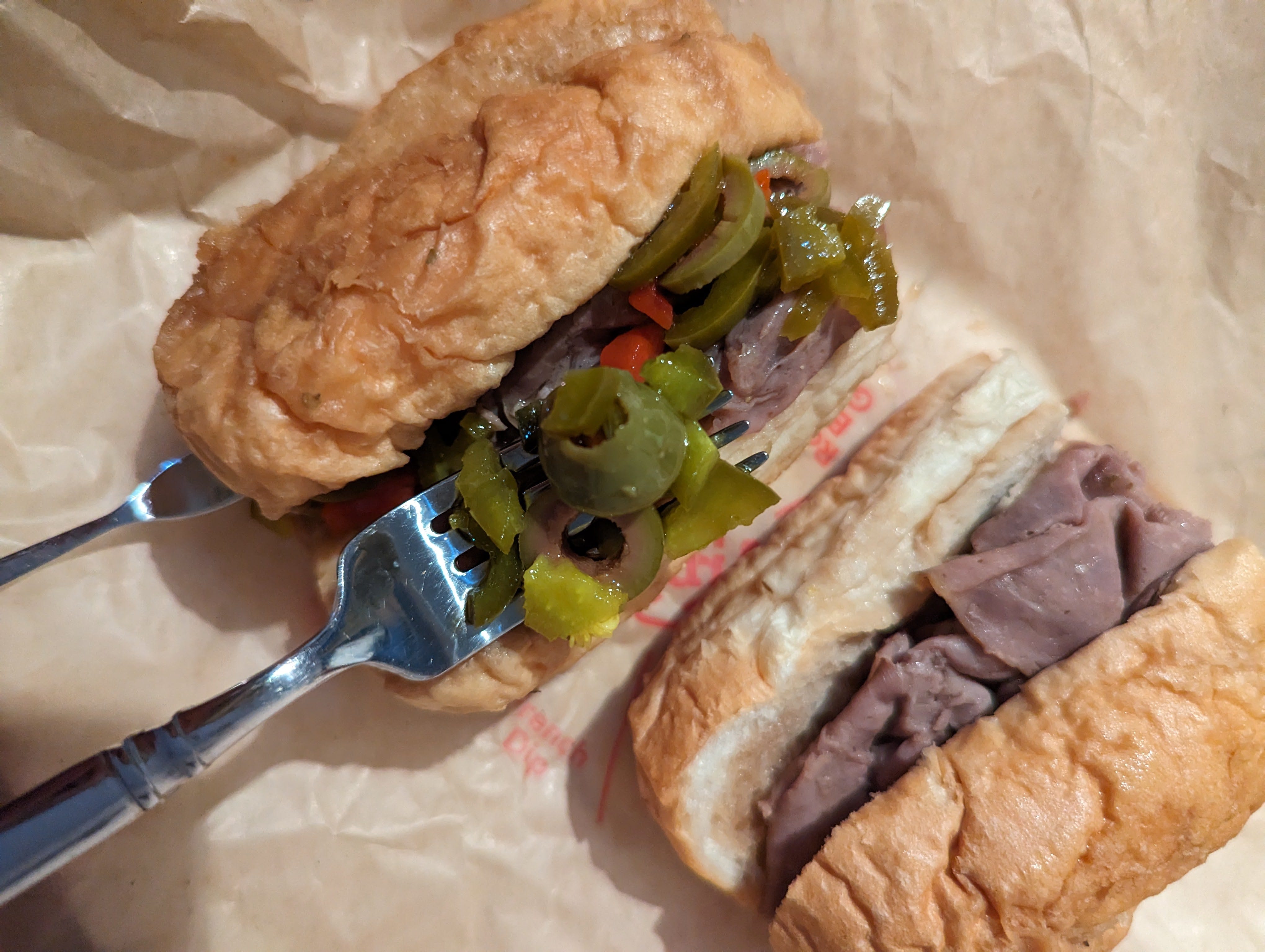 Arby's Italian beef - by Dennis Lee - Food is Stupid