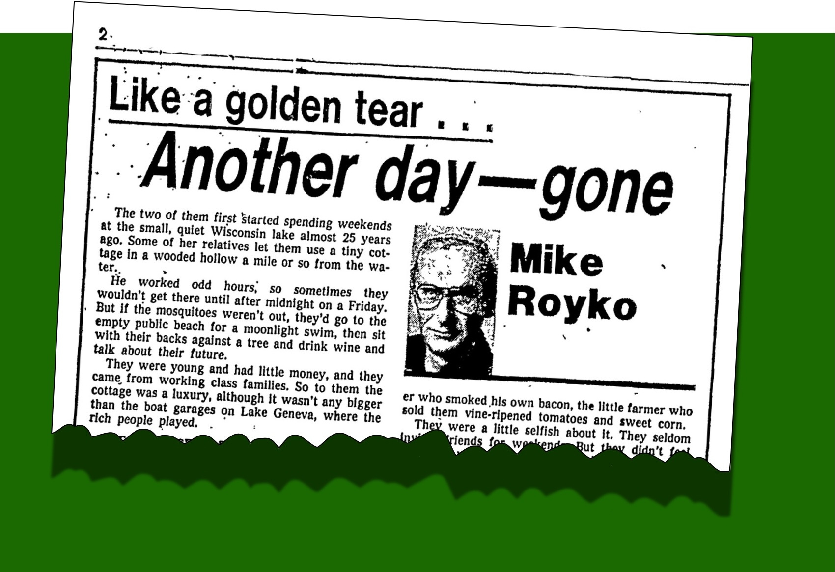 Mike Royko 50+/- Years Ago Today: The House on Sioux Leads to Lake ...