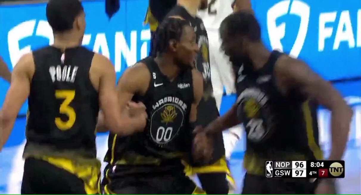 Explain: Jonathan Kuminga and Jordan Poole power huge comeback against ...