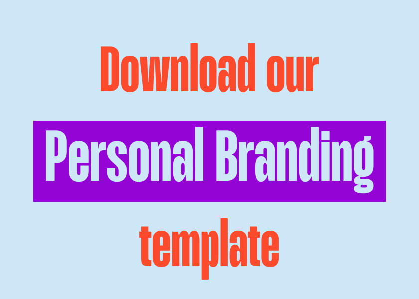 Personal Branding Template - NXT LVL Career Hub