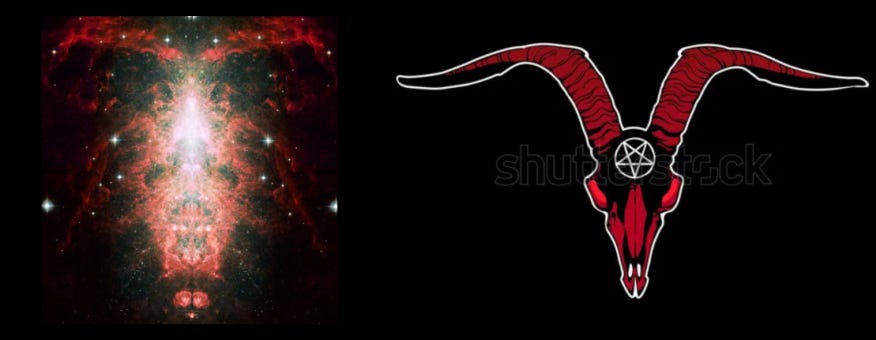 NASA: Satanic Hidden Images in Space Photos? Or Coincidence?