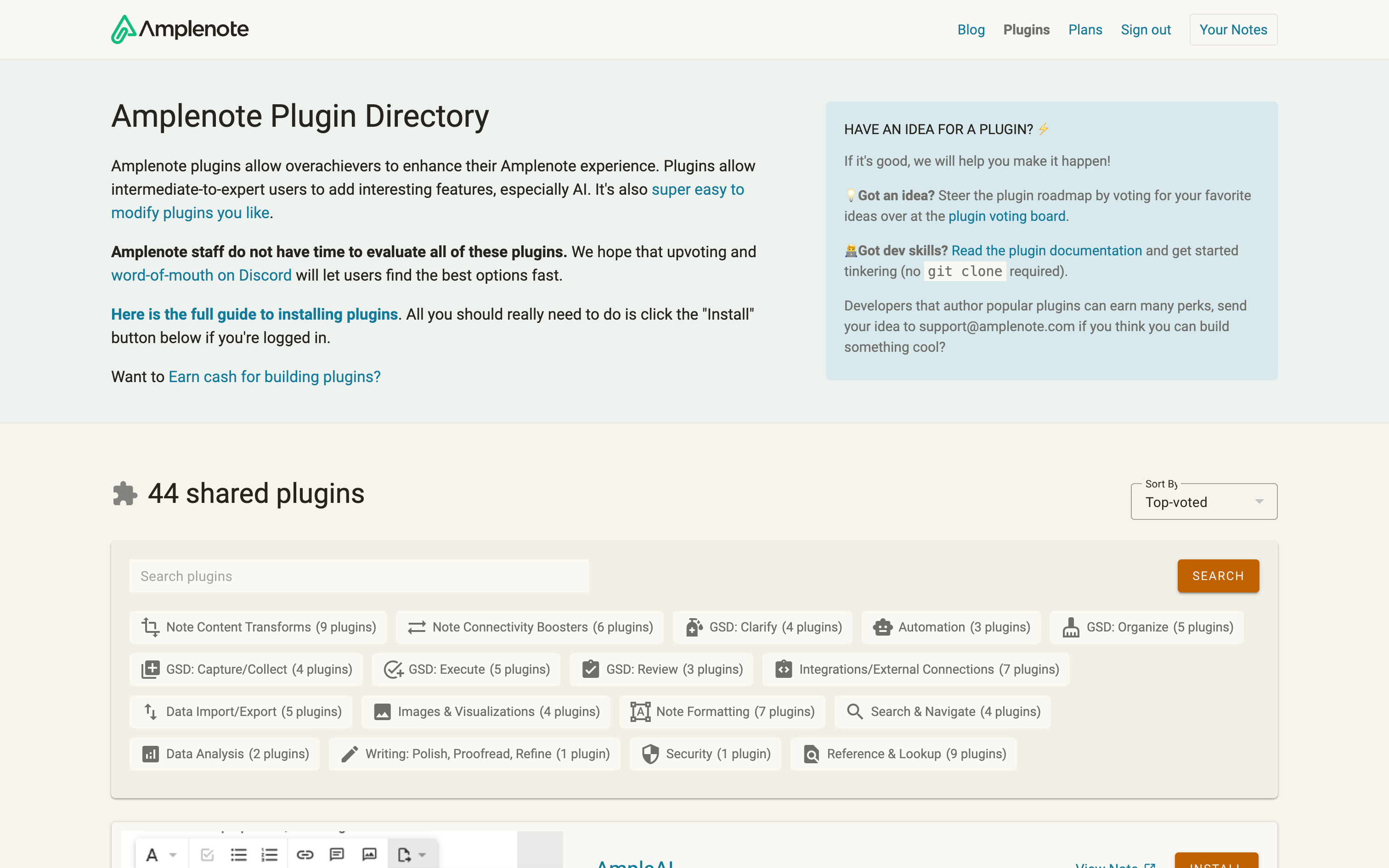 Unleashing the Mind: Amplenote - by Alexander Rink