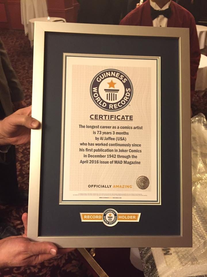 R.I.P. Al Jaffee - by Jason Chatfield - New York Cartoons