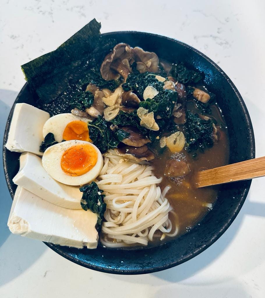 Quick & Easy Shiitake Ramen - by Conor Mac