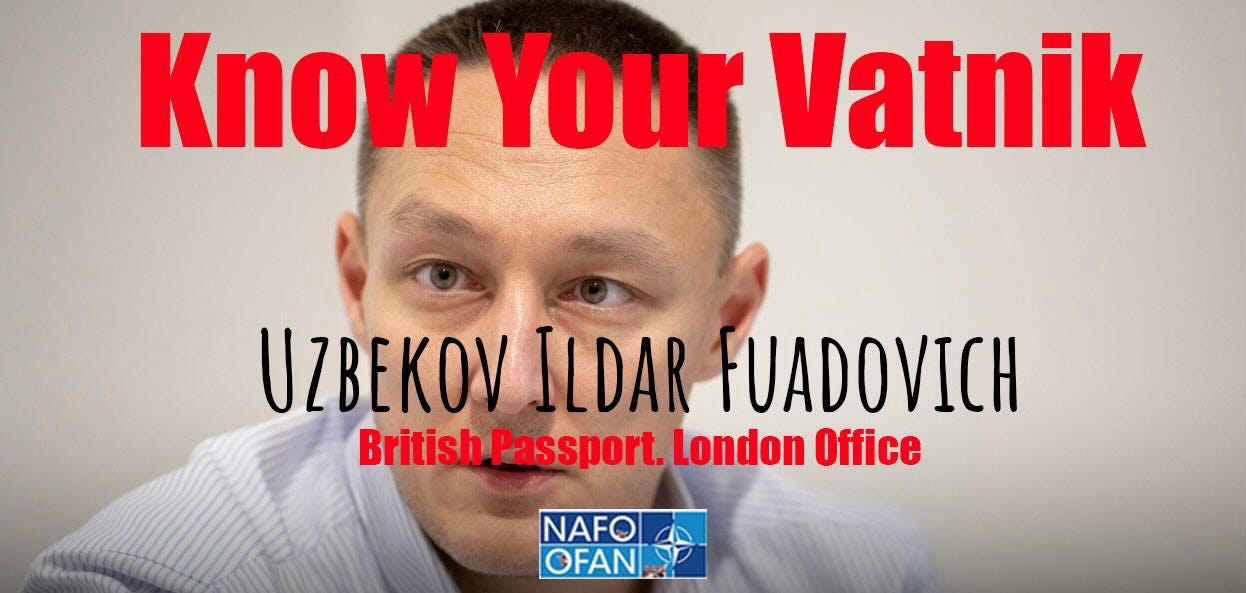 Know your British-Russian Vatnik - by Beefeater Fella