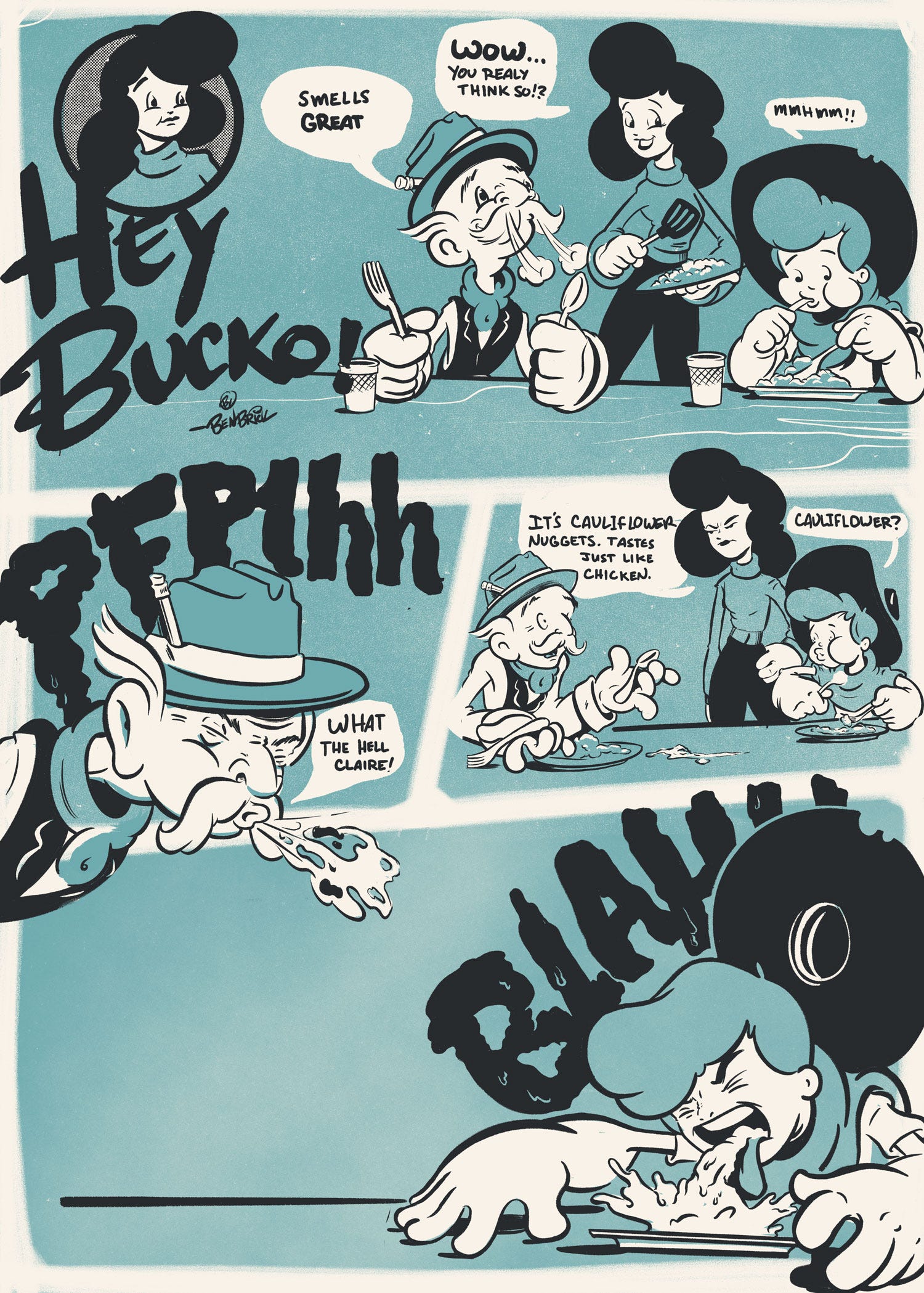 No. 002 - by Ben Brick - Hey Bucko