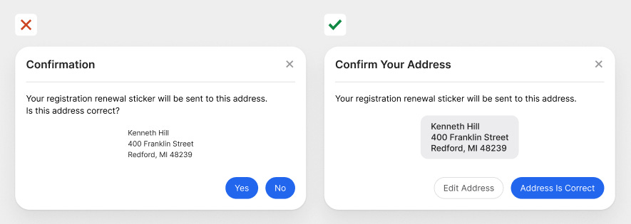 The Right Way to Design a Modal Confirmation Dialog